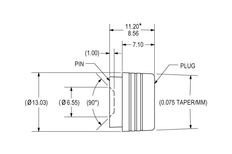 13 mm Short Betaplug® | The Lee Co