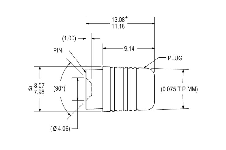 8 mm 6000 Series Betaplug® | The Lee Co