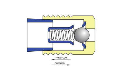 558 Series 316L Check Valve With Ceramic Ball | The Lee Co
