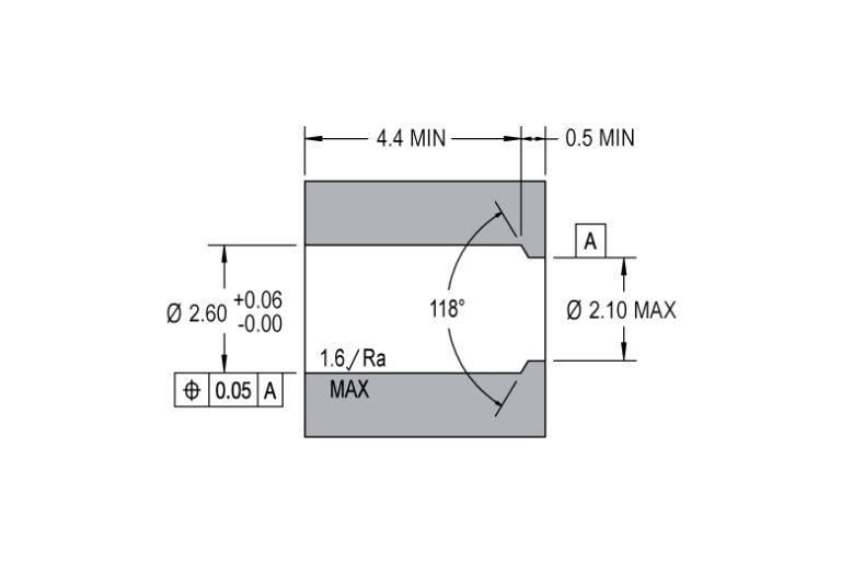 2.5 mm Insert Single-Orifice Restrictor for Gases | The Lee Co