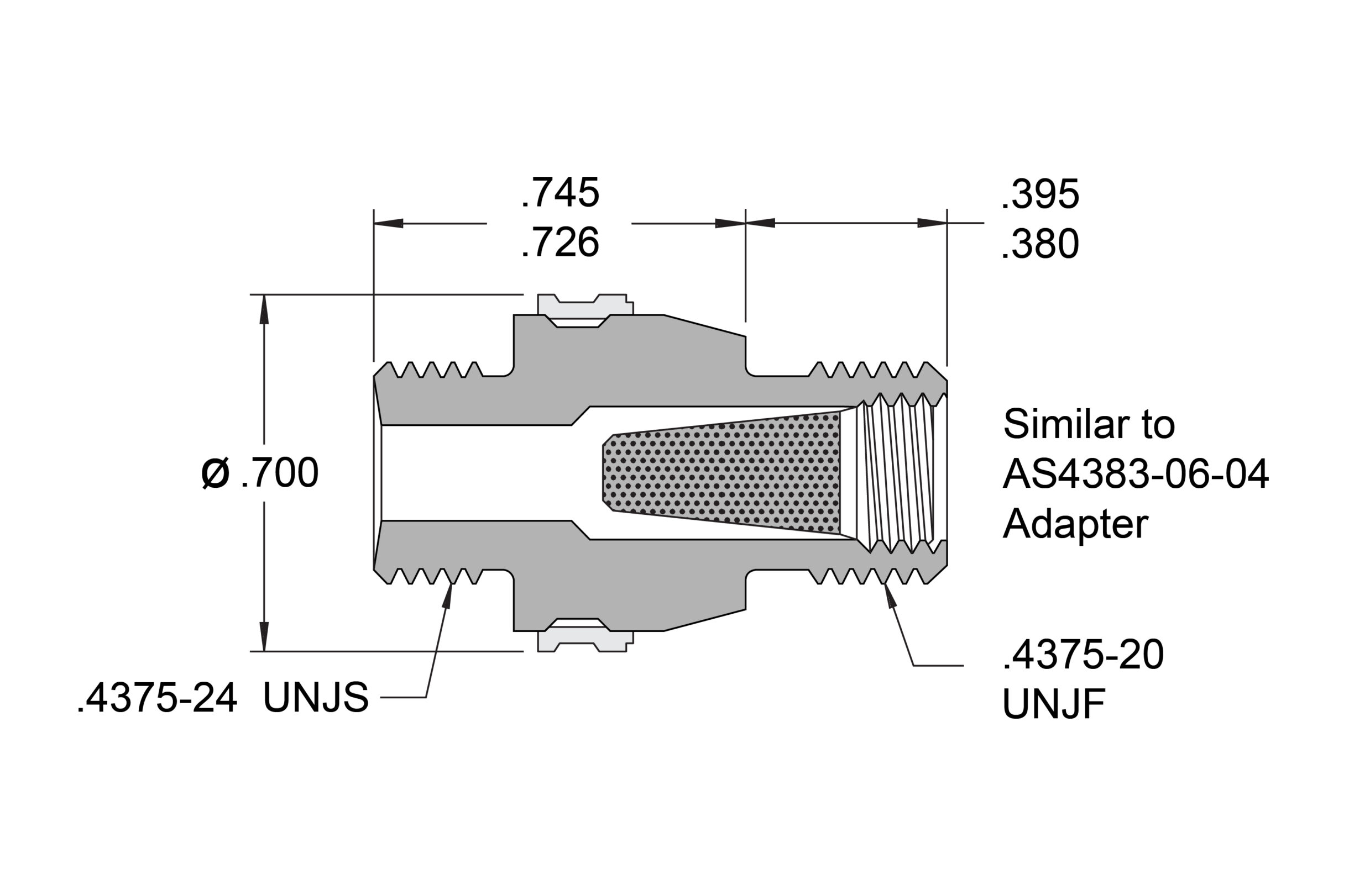 HI-BAR® Safety Screen Filter in an AS4383-06-04 Dynamic Beam Seal Ring ...