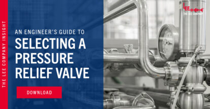 What is a Pressure Relief Valve and How Does it Work? | The Lee Co