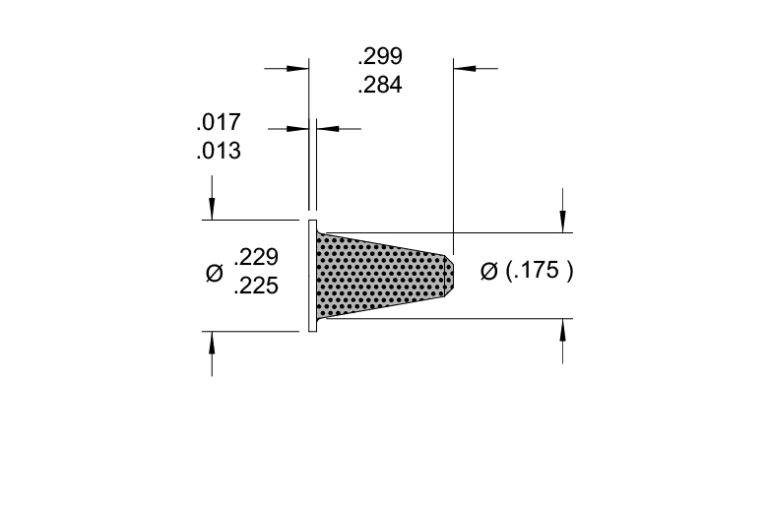 LO-LOHM HI-BAR® Safety Screen Filter, 230 Flange Mount | The Lee Co